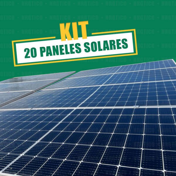 Kit | 20 paneles solares - Energético